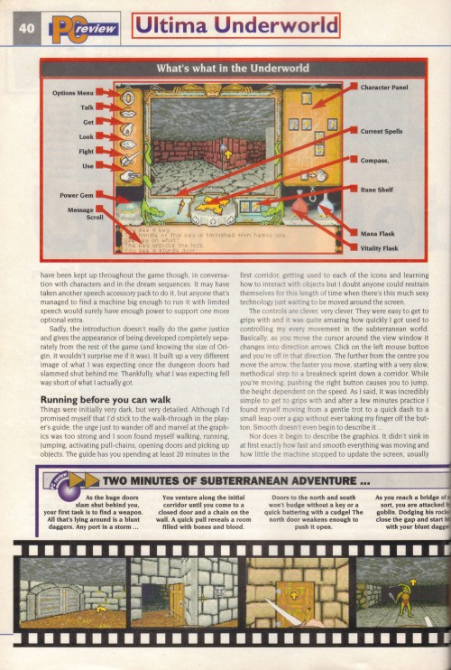 Ultima Underworld – PC Review | Pix's Origin Adventures