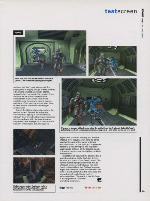 Bioforge Review – Edge | Pix's Origin Adventures