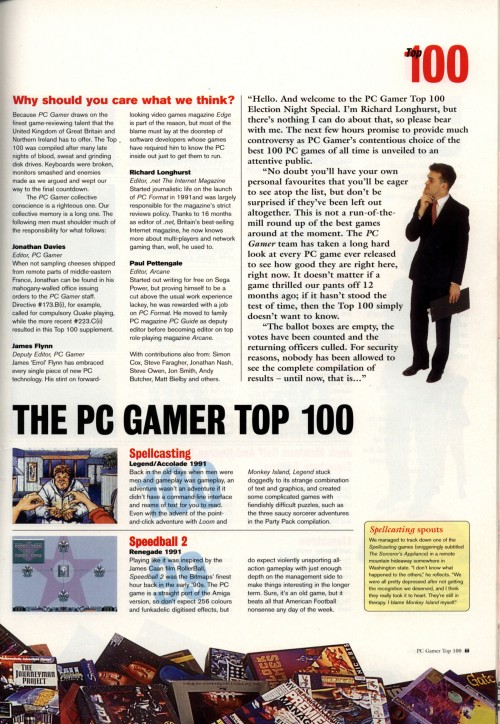 Top 100 PC Games in 1996 – PC Gamer | Pix's Origin Adventures