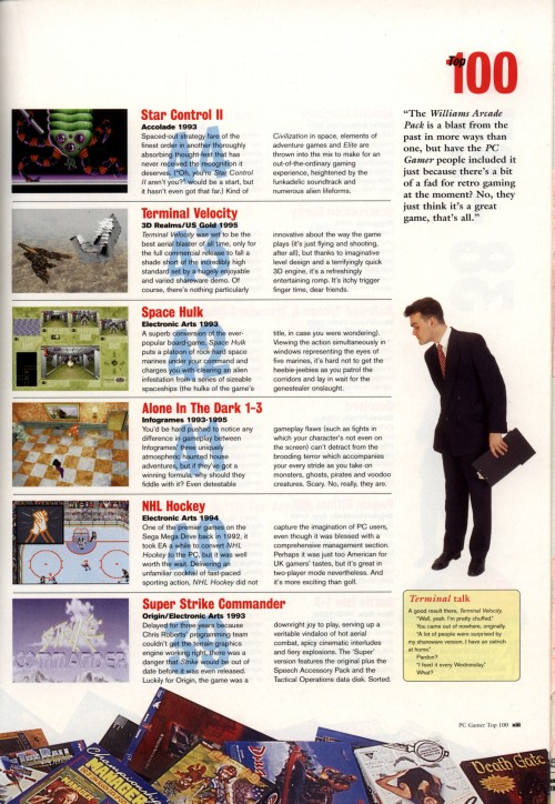 Top 100 PC Games in 1996 – PC Gamer | Pix's Origin Adventures