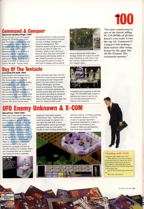 Top 100 PC Games in 1996 – PC Gamer | Pix's Origin Adventures