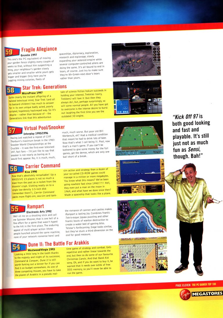 PC Gamer Top 100 -1997 | Pix's Origin Adventures