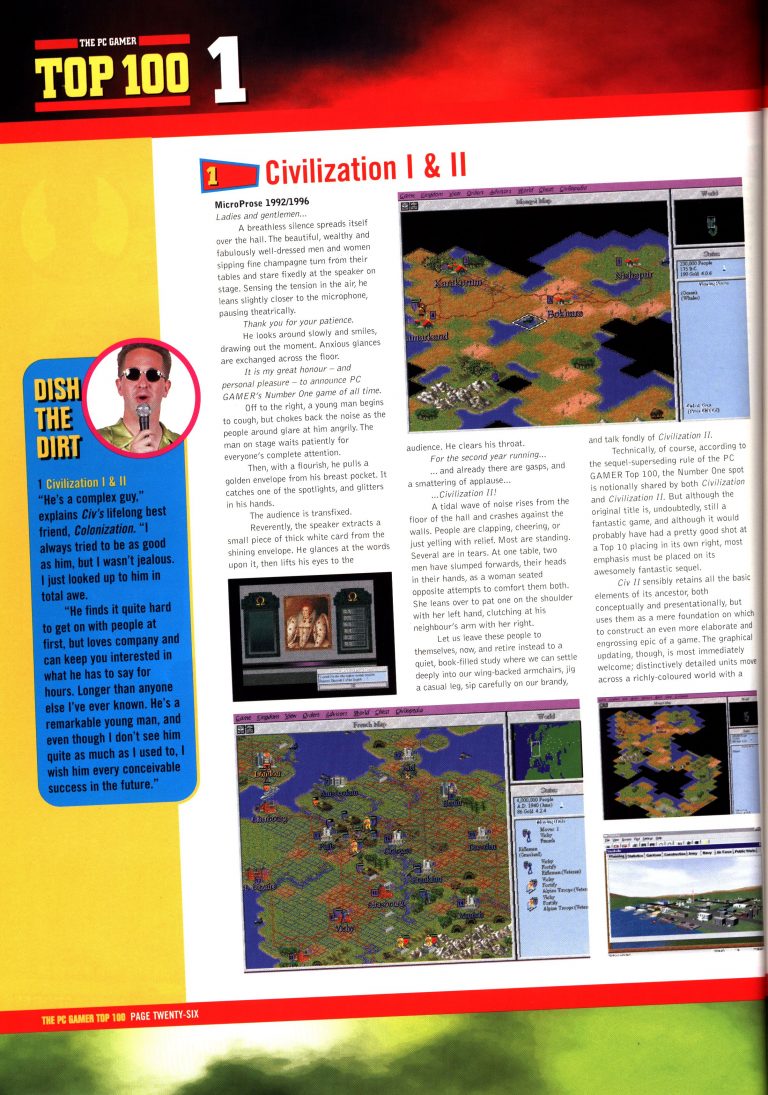 PC Gamer Top 100 -1997 | Pix's Origin Adventures
