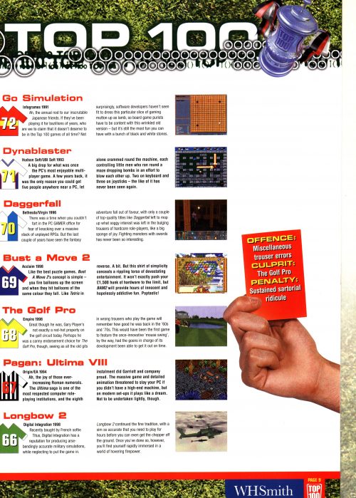 PC Gamer Top 100 – 1998 | Pix's Origin Adventures