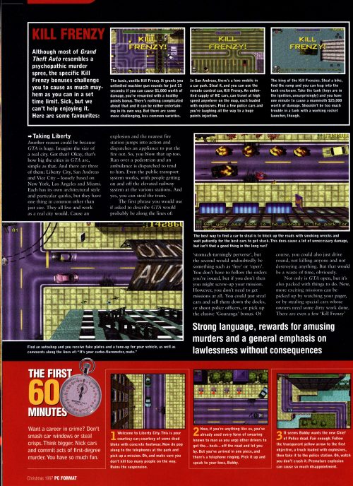 Grand Theft Auto Magazine Reviews | Pix's Origin Adventures
